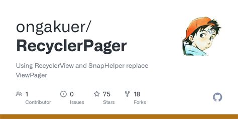 GitHub Ongakuer RecyclerPager Using RecyclerView And SnapHelper Replace ViewPager