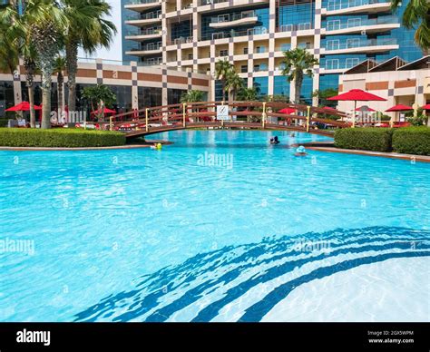 Abu Dhabi Uae April 1 2019 The Swimming Pool On Khalidiya Palace