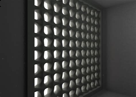 Erwin Hauer Light Diffusing Wall 3d Model Cgtrader