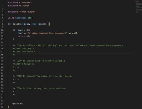 Solved Create A Struct Named Taxinfo With The Salary And Tax