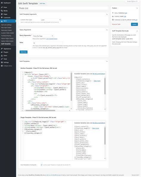 Swift Templates