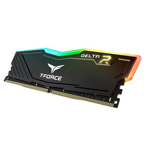 Memoria Ram 8gb Ddr4 Teamgroup T Force Delta Rgb 3200mhz Negra Tf3d48g3200hc16c01 Dd Tech