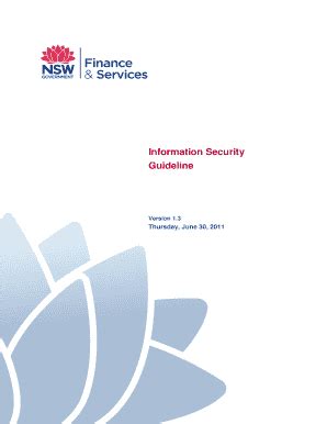 Fillable Online Information Security Guideline Fax Email Print PdfFiller