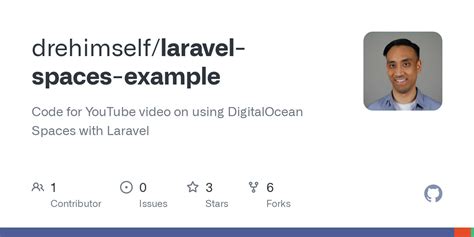 Github Drehimselflaravel Spaces Example Code For Youtube Video On