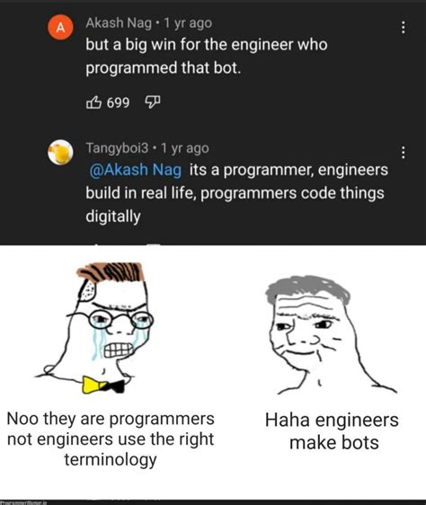average programmer getting triggered