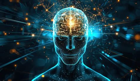 Premium Photo Illuminated Visualization Of Human Brain Activity Neural Connections And