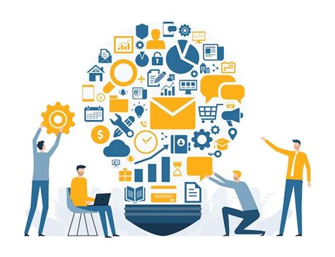 Premium Vector Flat Vector Business Team Meeting For Brainstorming Concept