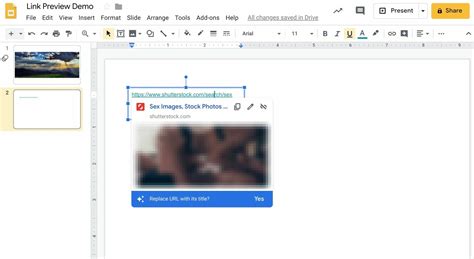 Disable Link Preview Feature In Docs Slides And Drawings