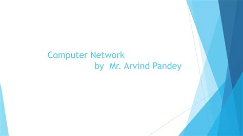 Computer Network Fundamental Note Ppt
