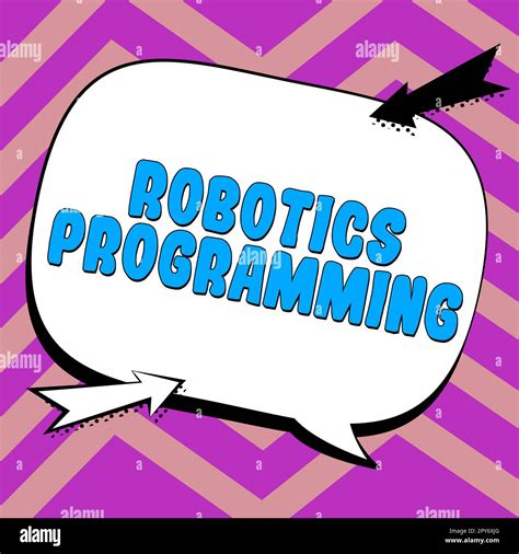 Writing Displaying Text Robotics Programming Word Written On Software