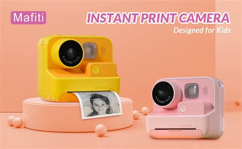 mafiti Kids Camera, Mafiti Kids Camera Instant Print 2.0 Inch 1080P HD ...