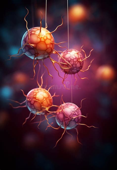 Neuronal Network Close Up Stock Illustration Illustration Of Science 318470800