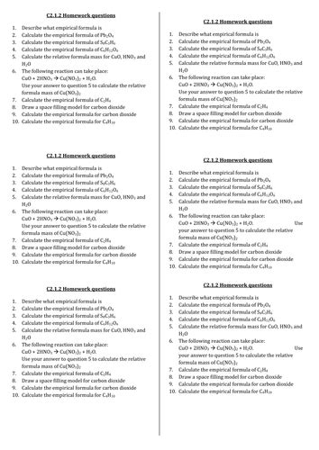 Ocr Gcse 9 1 Gateway Combined Science Chemistry C2 1 Unit Teaching Resources