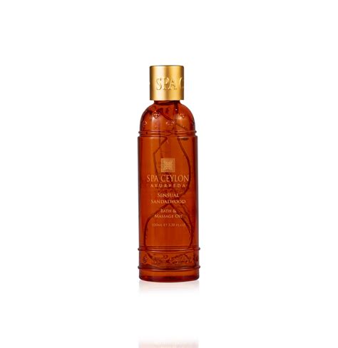 Spa Ceylon Sensual Sandalwood Bath And Massage Oil Body Oil Massage Professional