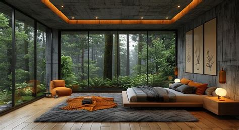 Premium Photo A Rustic Cabin Amidst The Misty Woods Ai Generated