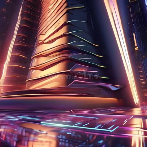 Abstract Digital Art With Futuristic Cybersecurity Theme1 Stock Illustration Illustration Of