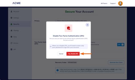 How To Disable Two Factor Authentication 2fa In Your Enterprise Account