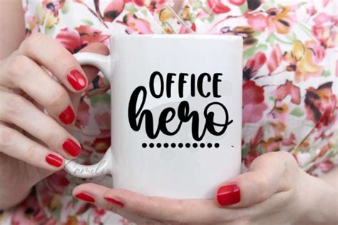 Office Hero Funny Office Mug Design Graphic By Sathy95 · Creative Fabrica