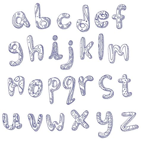 Lower Case Sparkling Alphabet — Stock Vector © Yayayoyo 6985755