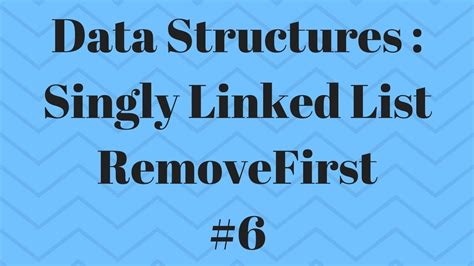 Linkedlist In Java For Beginners Part 6 Removefirst Method Youtube
