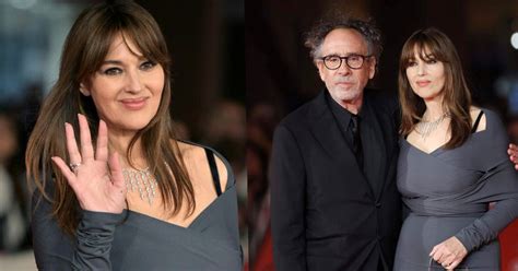 ოფიციალურად წყვილი დიდხნიანი მალვის შემდეგ მონიკა ბელუჩი 64 წლის ტიმ ბარტონთან ერთად წითელ