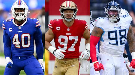 2022 Nfl Seasons Early Top 10 Defensive Lines Nick Bosa Led 49ers