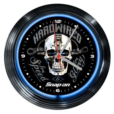 Hardwired Neon Clock 🇺🇸 Choko Snap On