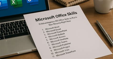 Advantageous MS Office Skills To Put In Your Resume Right Now