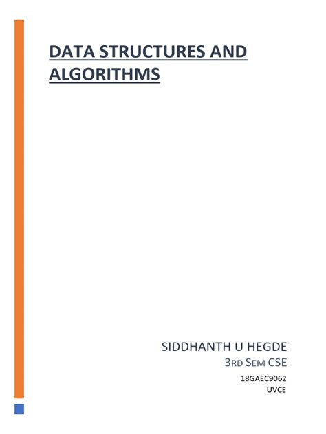 Dsa Lab Manual Pdf Software Engineering Computing