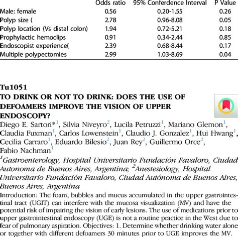 Multivariate Analysis For Post Polypectomy Bleeding Risk Download Table