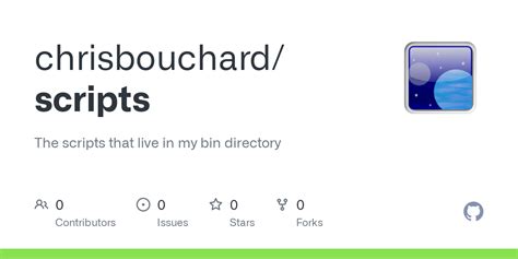 Github Chrisbouchardscripts The Scripts That Live In My Bin Directory