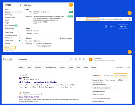how to use ahrefs seo toolbar