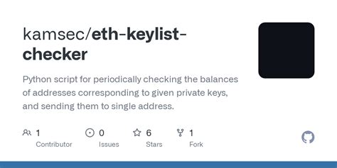 Github Kamseceth Keylist Checker Python Script For Periodically