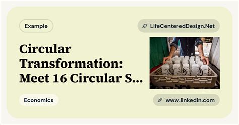 Circular Transformation Meet 16 Circular Startups Making It Happen Lifecentereddesignnet