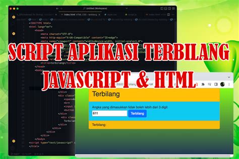 Rumus Terbilang Javascript Html
