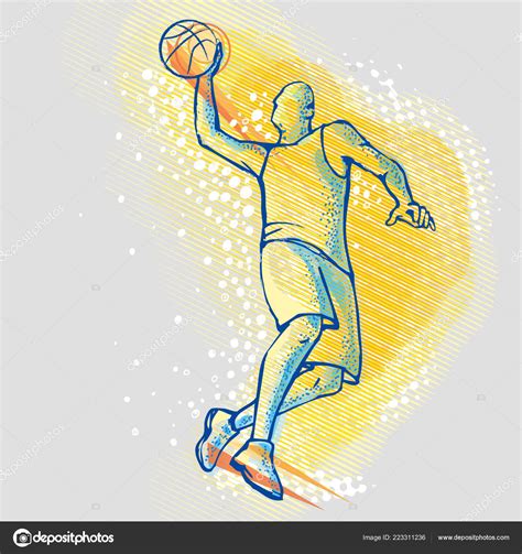 농구 선수 그래픽