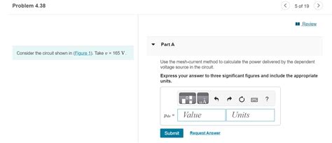 Solved Use The Mesh Current Method To Calculate The Power Chegg