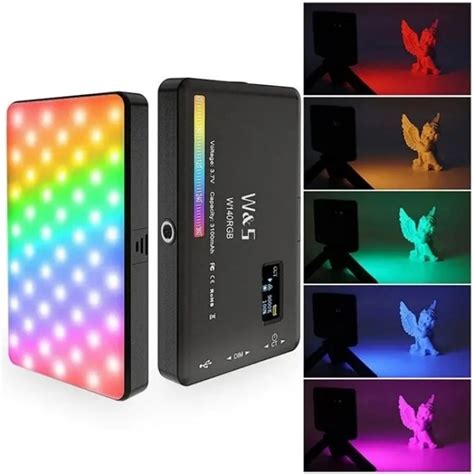 블로깅 사진용 Vloglite W140rgb Led 비디오 라이트 풀 컬러 Rgb 카메라 필 라이트