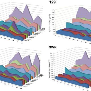 Expression Levels Of Selected Ten Splice Variants In Brain Regions Of Download Scientific