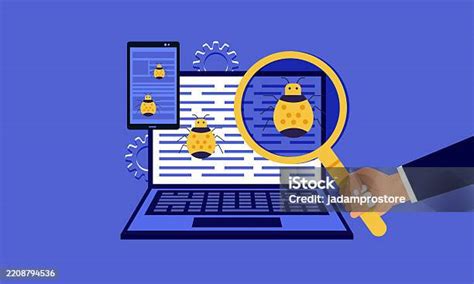 Bug Fixing And Software Testing Vector Concept Stock Illustration Download Image Now