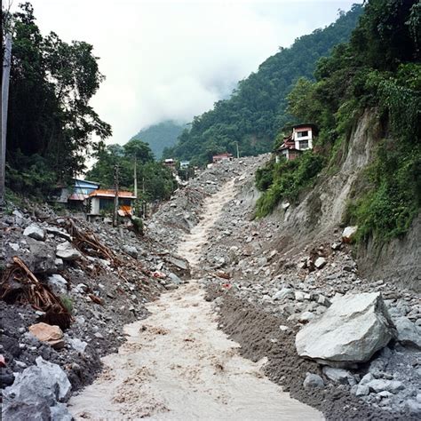 A Landslide Early Warning System Including Sensors And Alarms Designed To Detect And Alert