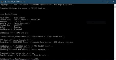 CCS CC2642R In What Condition RED LED Near XDS110 Chip Always ON But