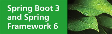 Spring Boot 3 And Spring Framework 6 Build Scalable Modern Java