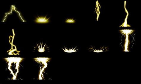 Captivating Lightning Effects In The Dark