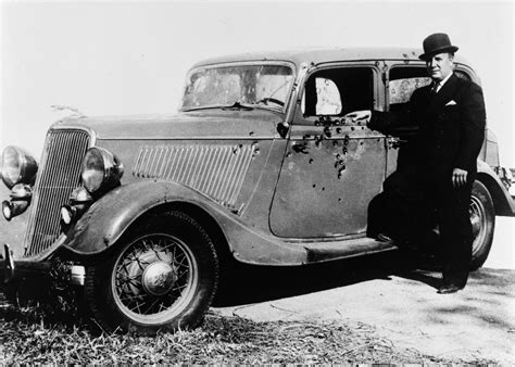 Man Next To Bonnie And Clydes Car Unt Digital Library