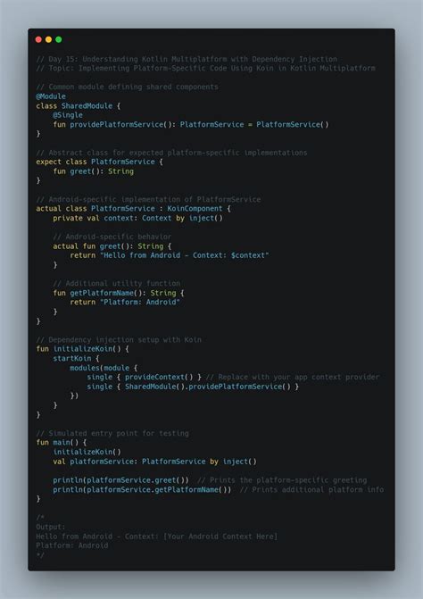 Simon Muriithi On Linkedin 🚀 Day 15 Understanding Kotlin Multiplatform With Dependency