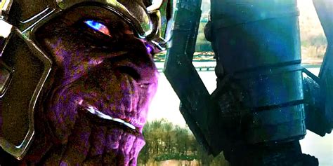 Im Glad The Mcu Flipped Its Thanos Introduction Trick For Galactus Debut In The Fantastic Four