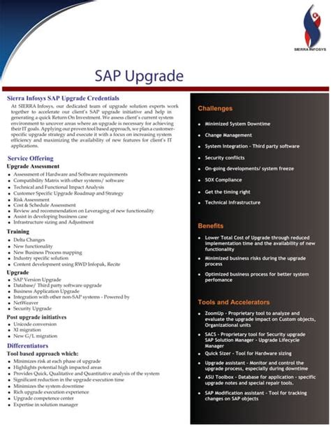 Sap Upgrade Pdf Computer Software And Applications Computing