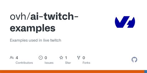 Github Ovhai Twitch Examples Examples Used In Live Twitch