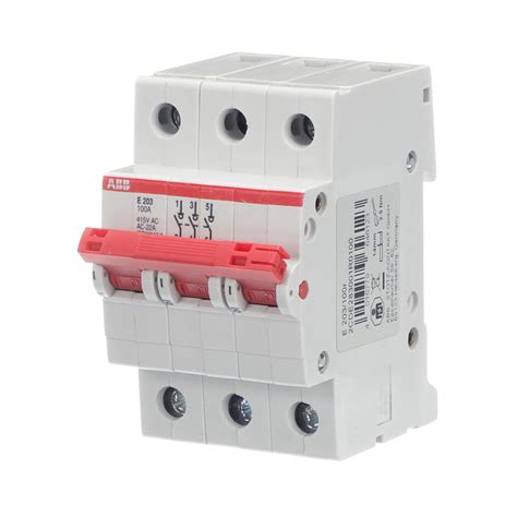 Abb Isolator 100a 3p Arb Electrical Wholesalers